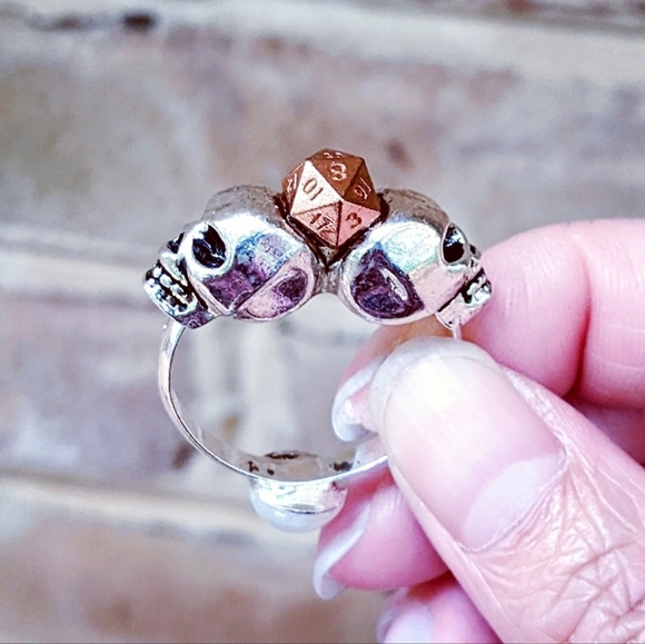Jewelry | Dungeons And Dragons D2 Skull Ring | Poshmark